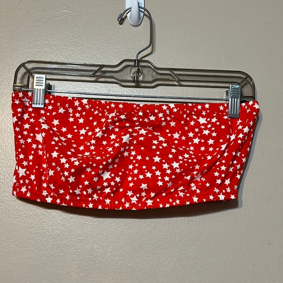 Derek Heart | Tops | Derek Heart Red White Stars Tube Top Large | Poshmark